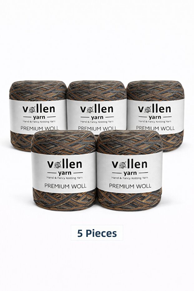 vollen yarn 5 ΤΕΜ. Premium Woll 100% μαλλί για πλέξιμο 500 γρ ...