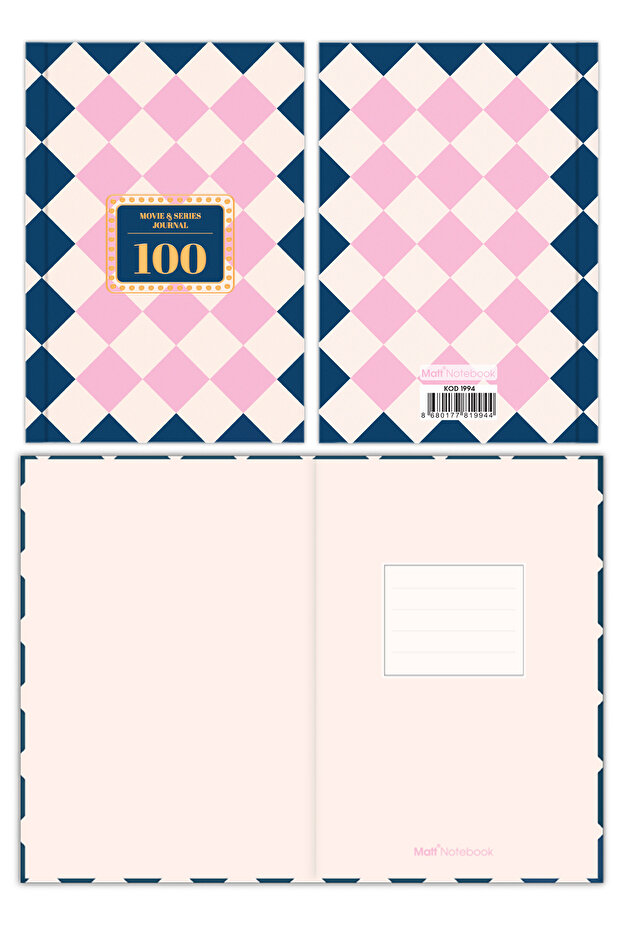Matt Notebook Film & Dizi Günlüğü - Movie & Series Journal Lacivert ...