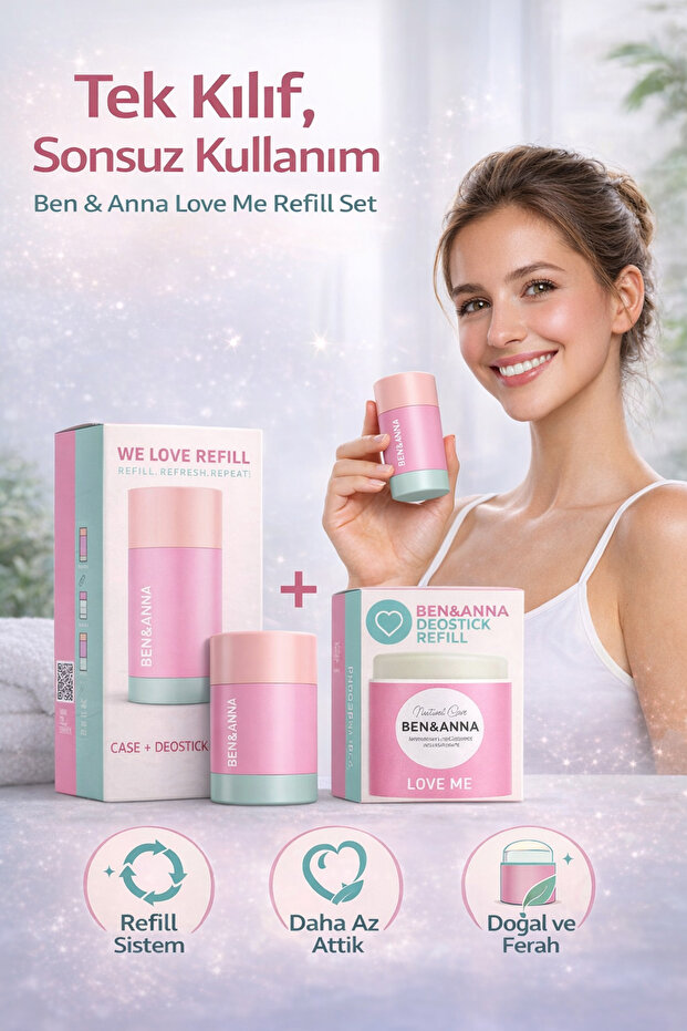 BEN ANNA Ben & Anna Love Me Refill Set – Kutu Deostick + Yedek Deostick ...