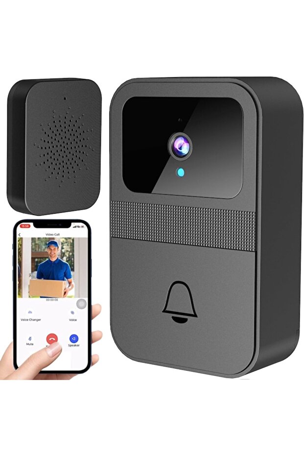 WTO WTO® Smart Video Doorbell, Wireless, Video Monitoring, HD ...