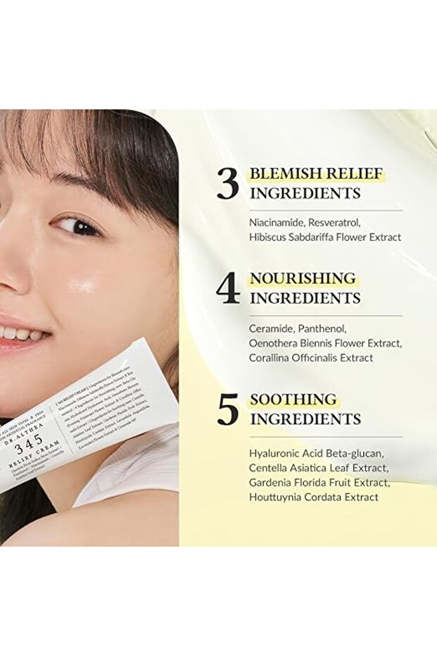Dr Althea 345 Dr.Althea 345 Relief Cream | Daily Face Moisturizer | Blemish Relief Care- Trendyol