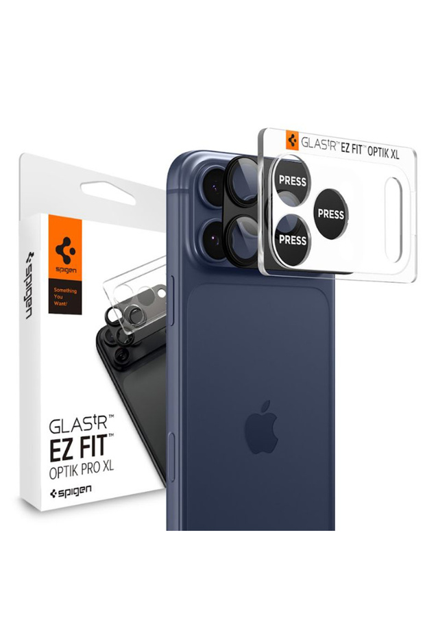 Spigen - Optik.tR EZ Fit Pro XL Camera Glass - iPhone 17 Pro Max ...