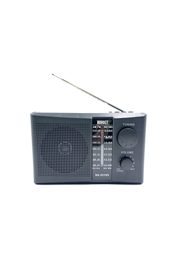 Rovolt NS-5518S Radio with Bluetooth – Portable AM/FM/SW 4-band radio ...