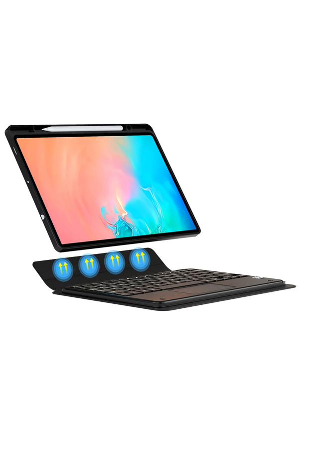 VARDAR AKSESUAR Galaxy Tab S10 Fe Vrdr Border Keyboard Bluetooth ...