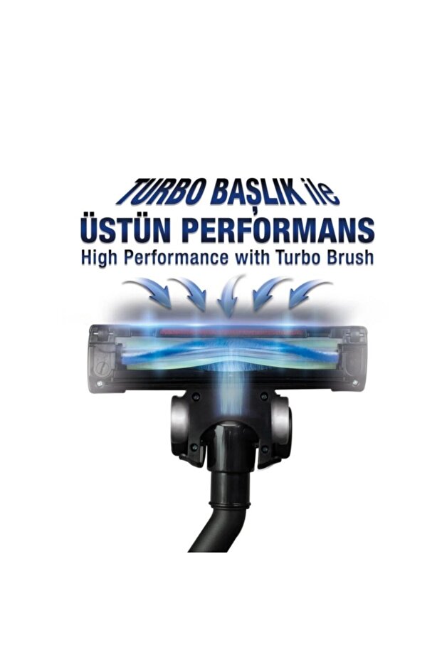 Supervac Slim Turbo Head Συμβατό με ηλεκτρική σκούπα χωρίς σακούλα ...