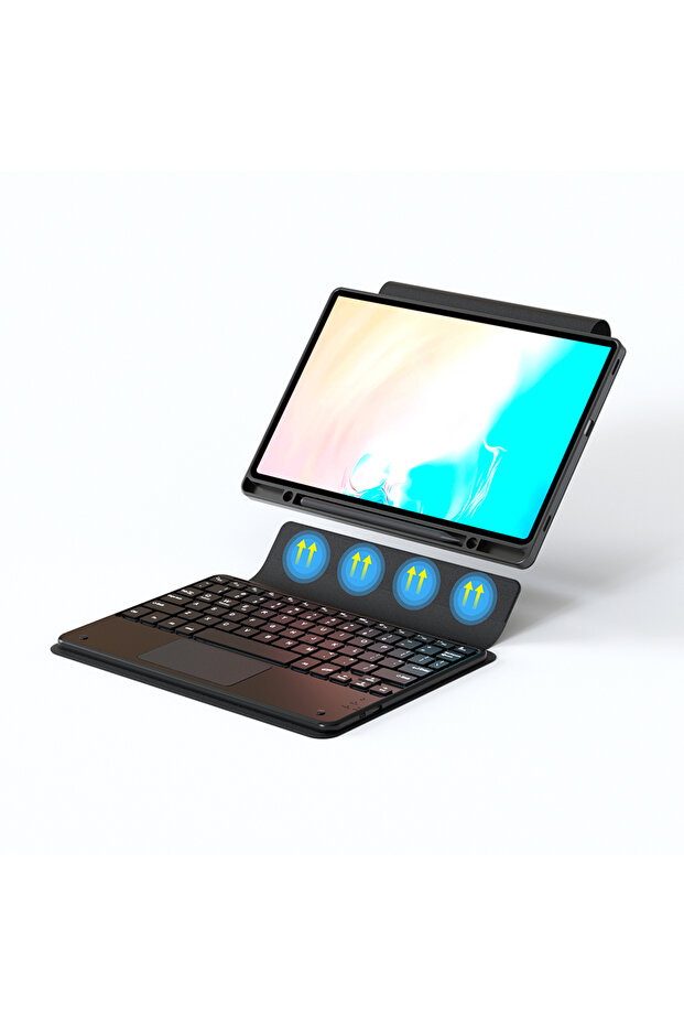 kılıffuarı Samsung Galaxy Tab S11 Ultra Sm-X930 Border Keyboard ...