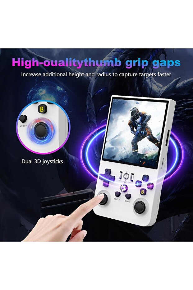 Generic R36MAX Retro Handheld Game Console, 4.0 Inch 720x720 IPS Screen ...