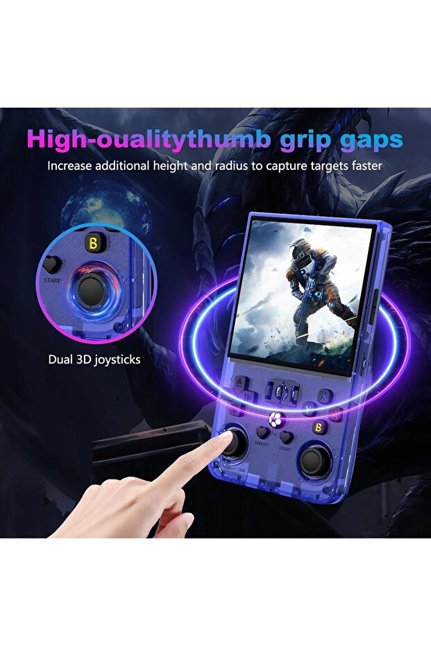 Generic R36MAX Retro Handheld Game Console, 4.0 Inch 720x720 IPS Screen ...