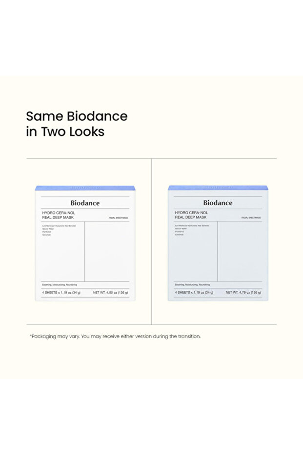 Biodance Hydro Cera-nol Deep Mask for Hydration, Barrier Repair ...