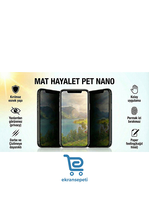 ekransepeti OPPO A74 UYUMLU 2 ADET MAT HAYALET 9H NANO KIRILMAZ EKRAN ...