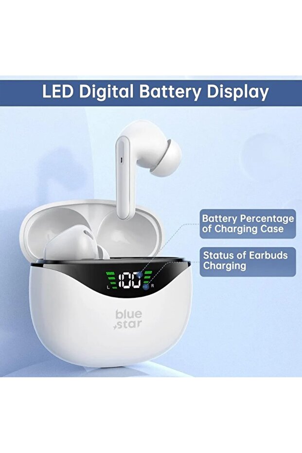 REDz Accessories Ασύρματα ακουστικά, Blue Star T60, Bluetooth 5.4 ...