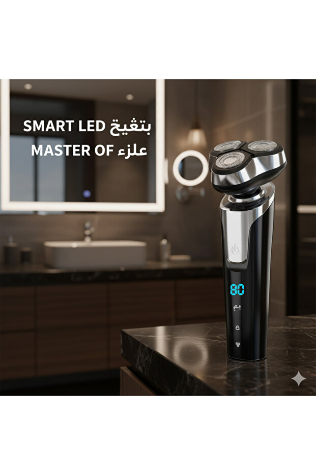 satrendy ماكينة حلاقة كهربائية صغيرة محمولة للرجال، قابلة لإعادة الشحن ...