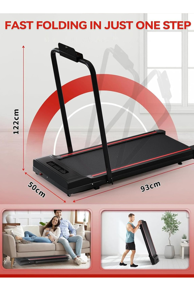 Pomefar Walking Pad Treadmills for Home and Office, 3-in-1 Portable ...