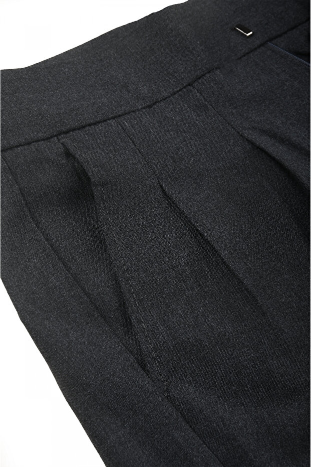 Rizz up Men's Smoked Stretch Fabric Italian Cut Pleated Belt Buckle ...