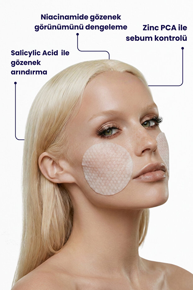 Válien. Gözenek Arındırıcı ve Beyaz Nokta Karşıtı Toner Pad - 60 Adet ...