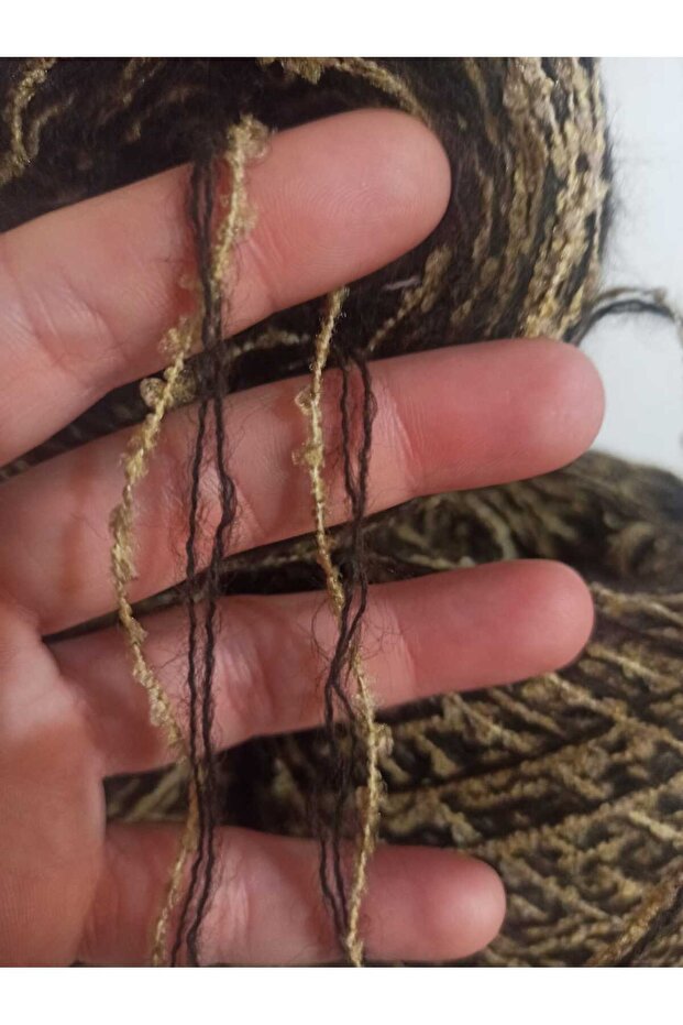 İPEK YÜN İPLİK DÜNYASI Fir de tricotat Angora cu 2 straturi (Maro amar ...