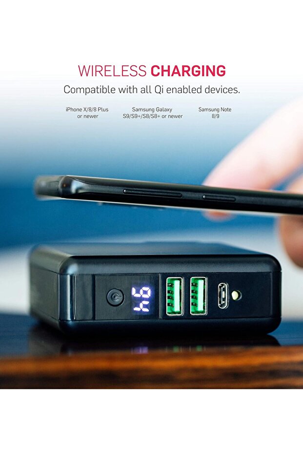 Adonit شاحن Travelcube Pro اللاسلكي 3 في 1 بتقنية الشحن السريع بقدرة 18 ...