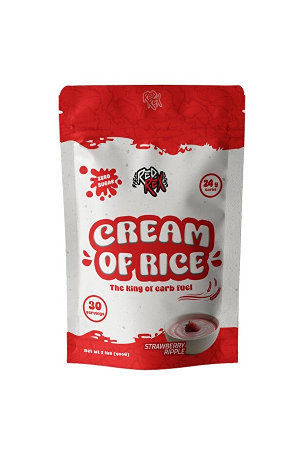 BIG RAMY LABS Red Rex Cream of Rice, Strawberry, 2 LB, Clean ...