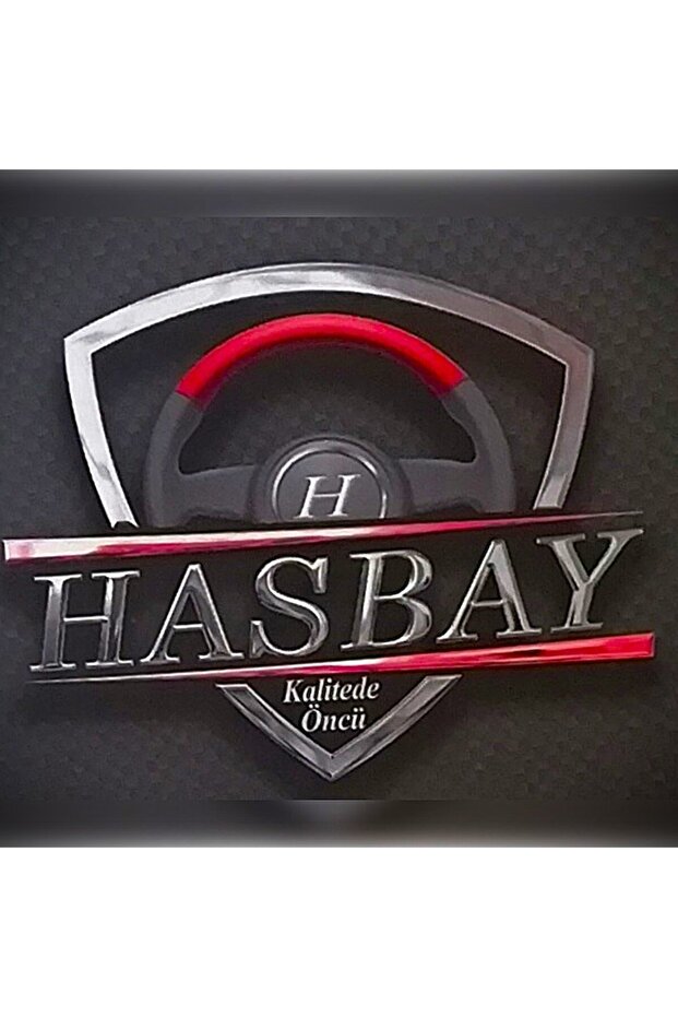 HASBAY DİKİŞLİ DİREKSİYON KILIFI BEYAZ / MAVİ DERİ SİYAH DİKİŞ MERCEDES ...