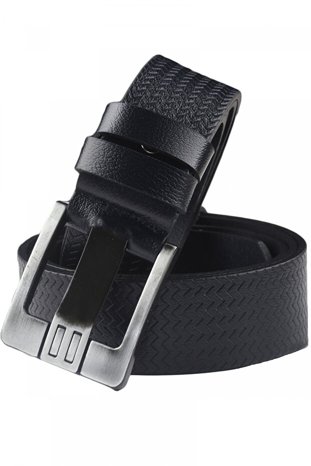 DeepSea Dark Navy Blue 100% Genuine Leather Men's Sports Belt with ...