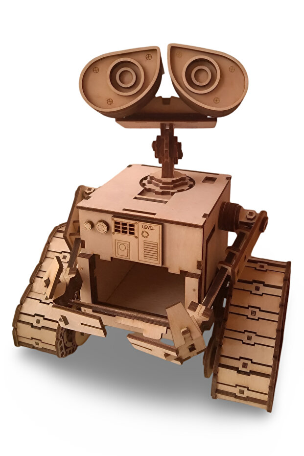 ALGWOOD 3 Boyutlu Wall-E Explorer Robot Ahşap Maket – 403 Parça Detaylı ...