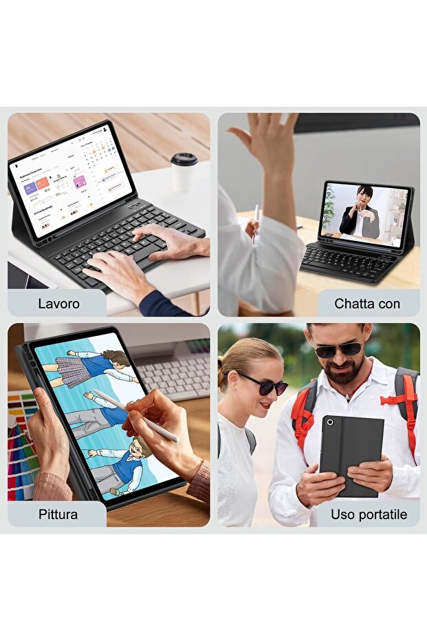 m.tk moveteck Galaxy Tab A11 8.7 Inch Bluetooth Enabled Tablet Case ...