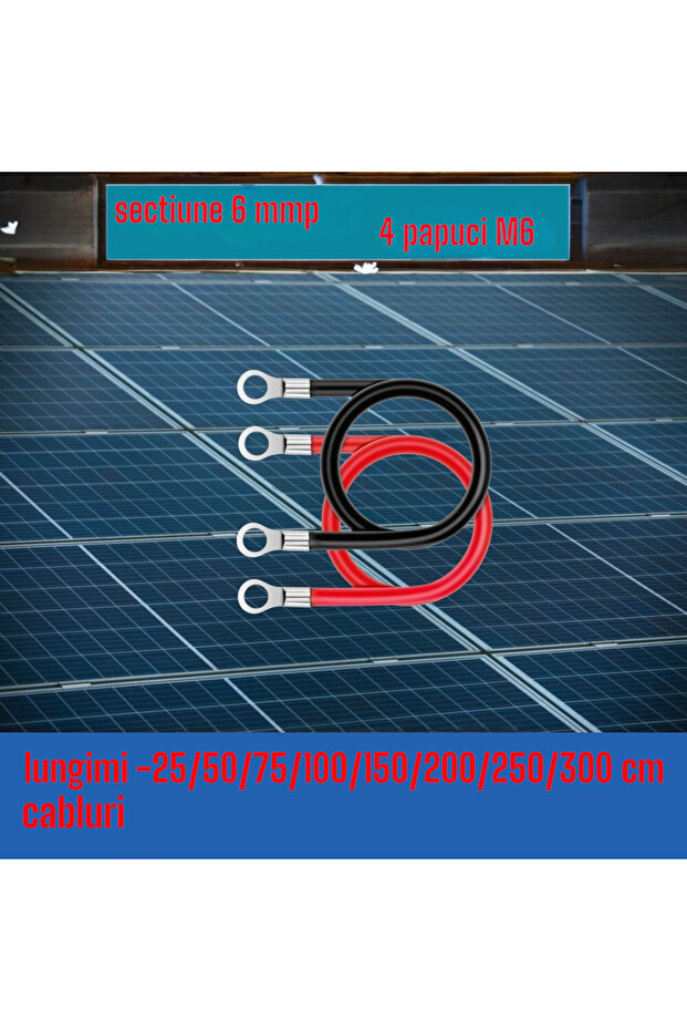 OEM Current transfer/battery start cable set, section 6 mmp, 2x250 cm ...