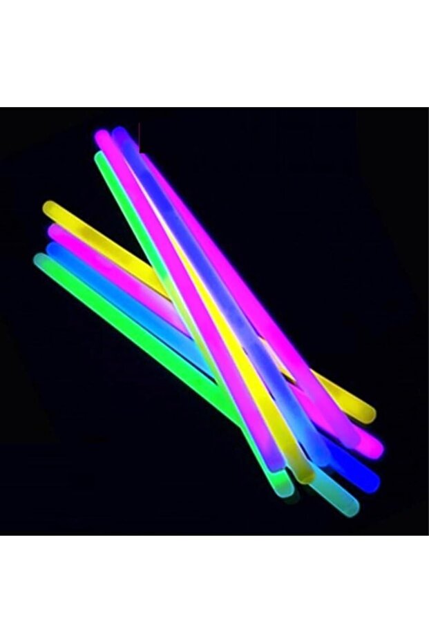 AyrStore 25 ADET VIP DELUXE KALIN GLOW STİCK NEON IŞIK FOSFORLU ÇUBUK ...