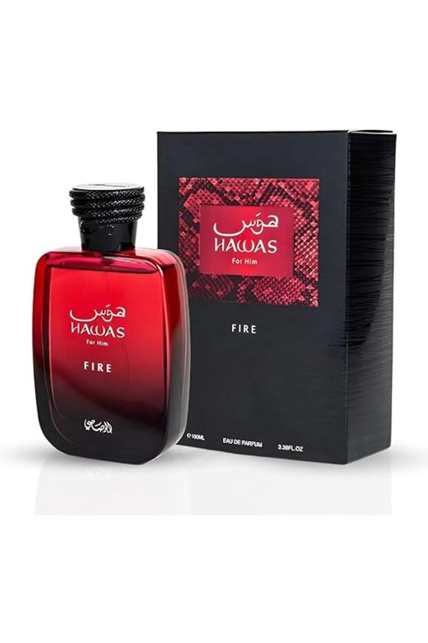 Rasasi Hawas Fire Perfume for Men by Rasasi, 100 ml - Eau de Parfum ...