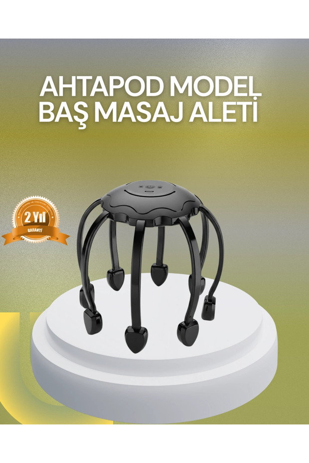Eco Lounge Elektrikli Kafa Masaj Aleti Çok Noktalı 360 Derece Kapsama ...