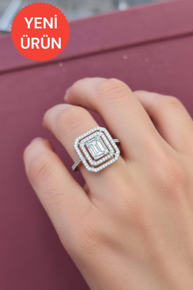 Moda Gümüş 925 Ayar Gümüş Baget Kadın Yüzük - Fiyatı, Yorumları
