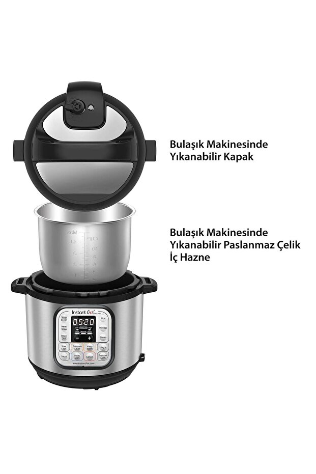 Hype Store Duo 7'si 1 Arada Akıllı Pişirici, 5.7 L, Düdüklü Tencere ...