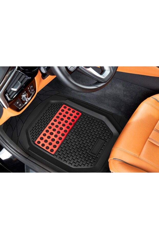 PİNUKS RENAULT MEGANE 2 2005 MODEL UYUMLU SİYAH- KIRMIZI RENK PREMİUM ...