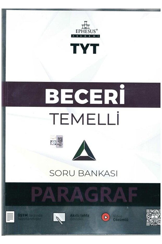 Ephesus Yayınları EPHESUS TYT Beceri Temelli Paragraf Soru Bankası ...