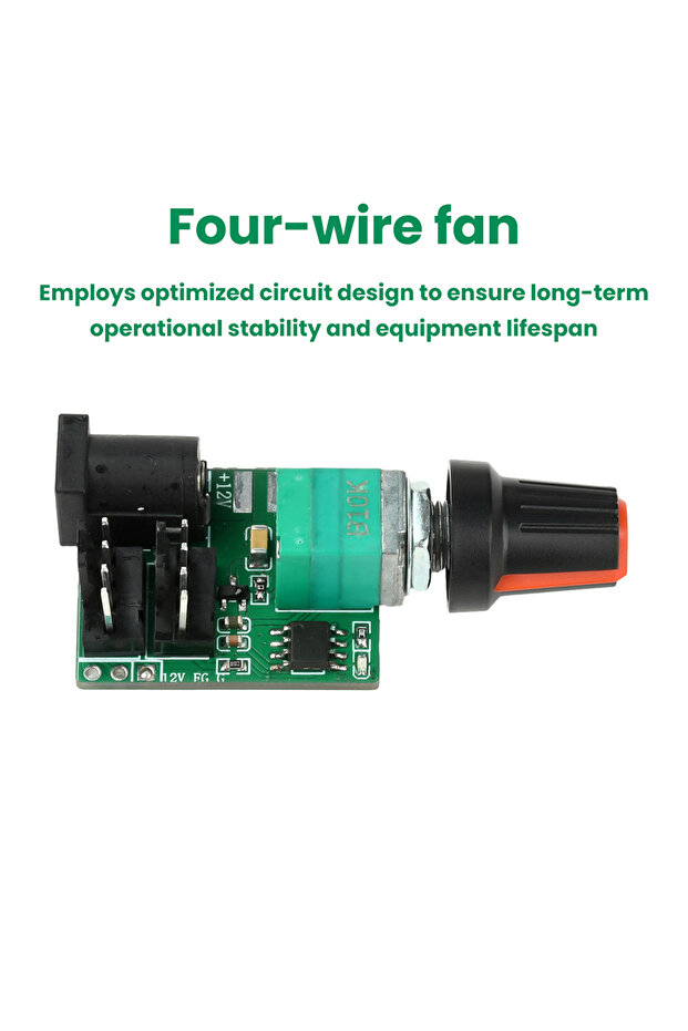 Choice 2-Channel 4-Wire Fan Speed Controller DC 12V 5A PWM Fan Speed ...