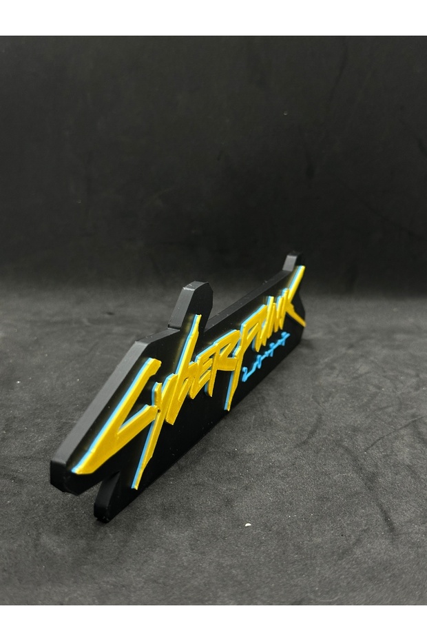 GoKa 3D Craft Cyberpunk 2077 Logolu Duvar Dekoru - Fiyatı, Yorumları