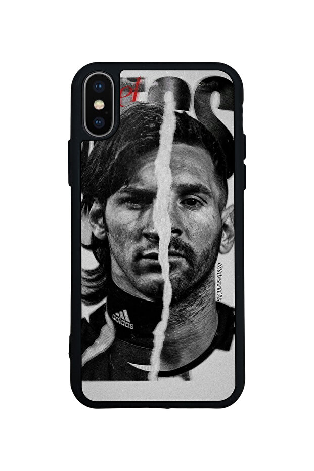 SCALETA CASE iPhone X / iPhone XS Uyumlu Lionel Messi Tasarımlı Glossy ...