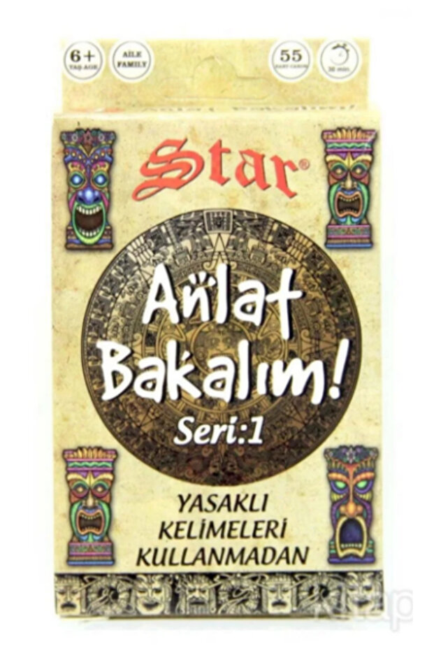 GenelTedarik Star Taboo Cards Let's Tell a Story Word Game Banned Words ...