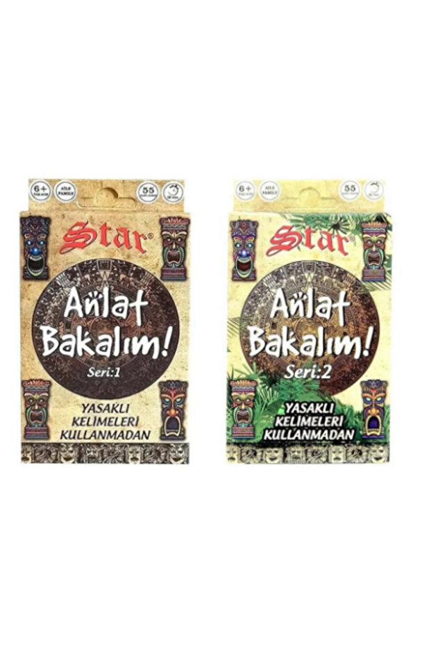 GenelTedarik Star Taboo Cards Let's Tell a Story Word Game Banned Words ...