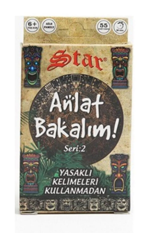 GenelTedarik Star Taboo Cards Let's Tell a Story Word Game Banned Words ...