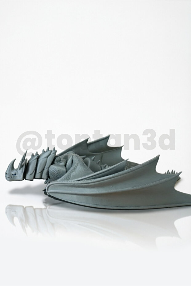 Toptan3D (Mega Boy) Kafatası Kırıcı Ejderha Hareketli Figür - Hareketli ...