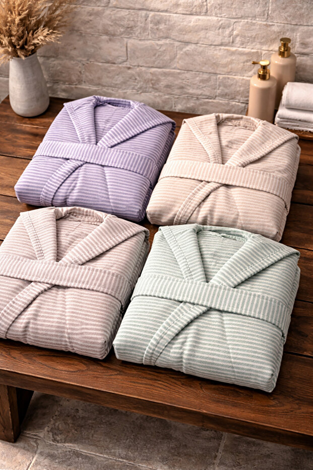 Hig Store 100% Cotton Woven Hooded Unisex Pique Bathrobe with Pockets ...