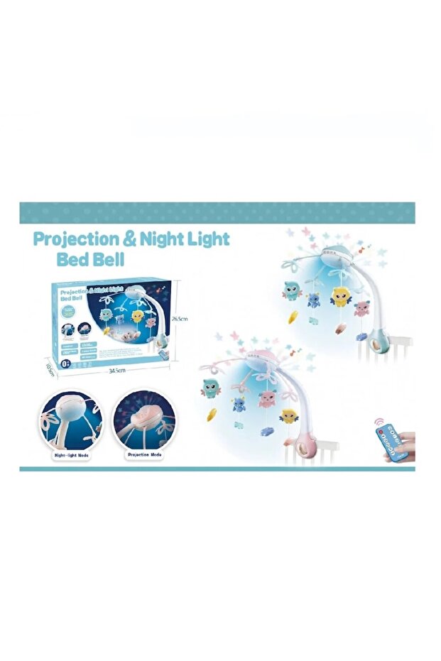 PlayFun Carusel Proiector Muzical cu Luminite, Sunete si Telecomanda ...