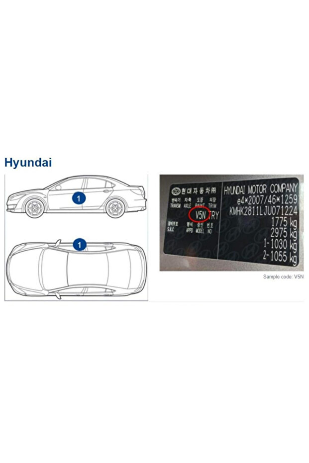 Önder Ticaret Hyundai PYW Polar White Rötuş Boyası i20 i30 Kona Tuscon ...