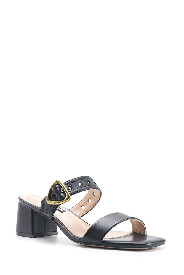 Nine West GARNET 5FX Siyah Kadın Topuklu Terlik - Fiyatı, Yorumları