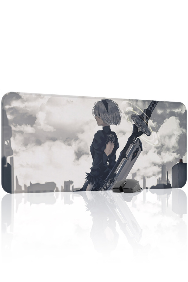 mousepad bastir NieR: Automata Kaymaz Dikişli Kauçuk Oyuncu Mousepad V1 ...