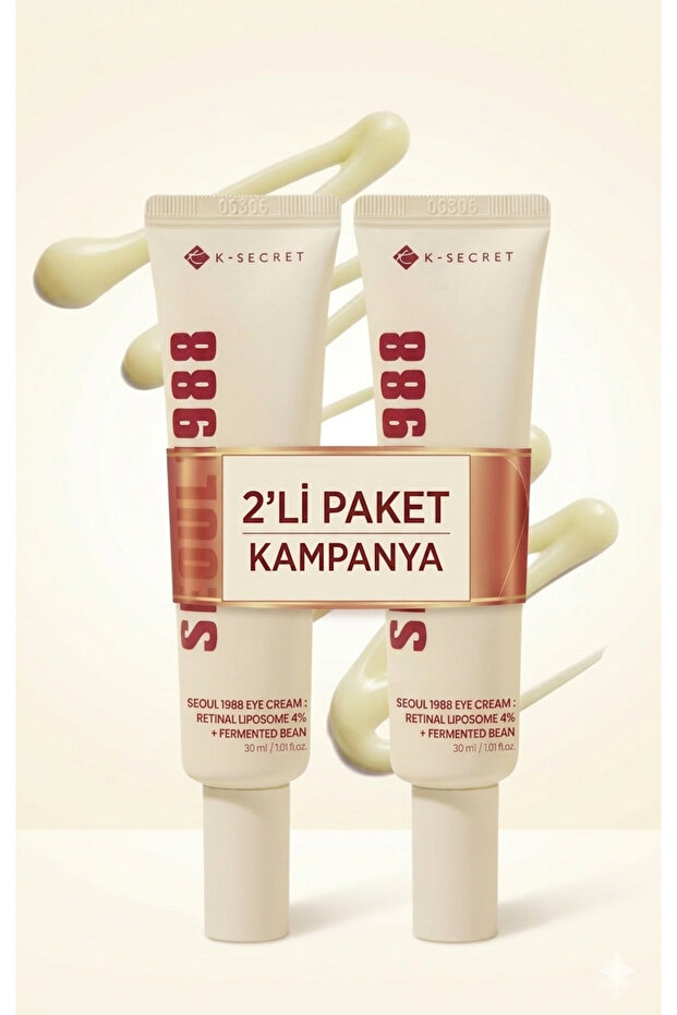KSECRET K-Secret SEOUL 1988 Eye Cream: Retinal Liposome 4%+Fermented ...