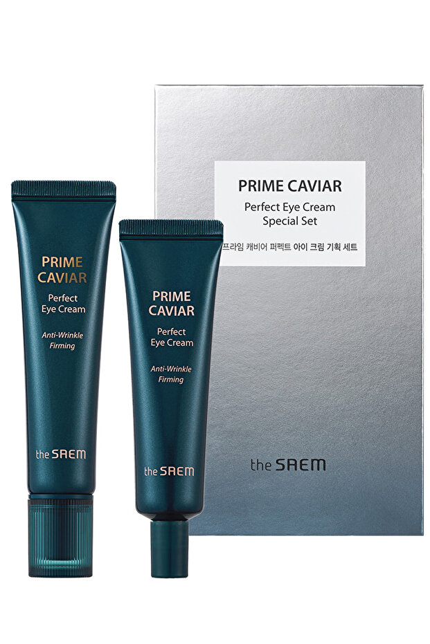 The Saem Prime Caviar Perfect Eye Cream Special Set / Siyah Havyar Özlü ...