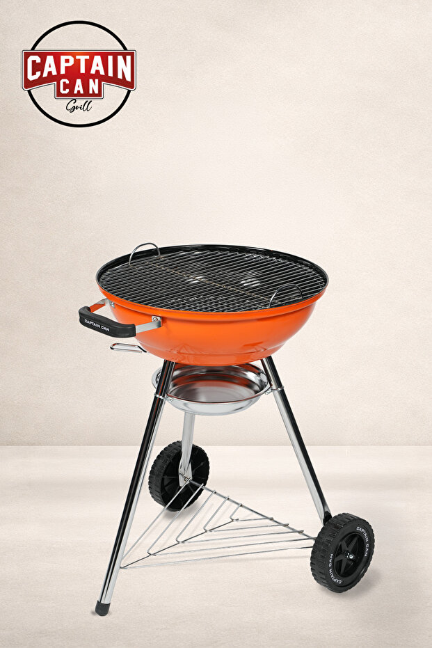 Captain Can Set&Go 47 Kömürlü Mangal I Kömürlü Barbekü (Turuncu ...