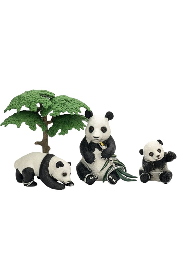 TUFY TOYS PANDA AİLESİ FİGÜR SETİ- HAYVAN MODEL OYUNCAK - Fiyatı, Yorumları